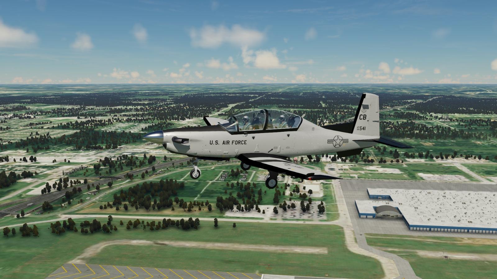 Columbus AFB "2.0" "Lighter Grey" livery for AOA Simulations payware T ...