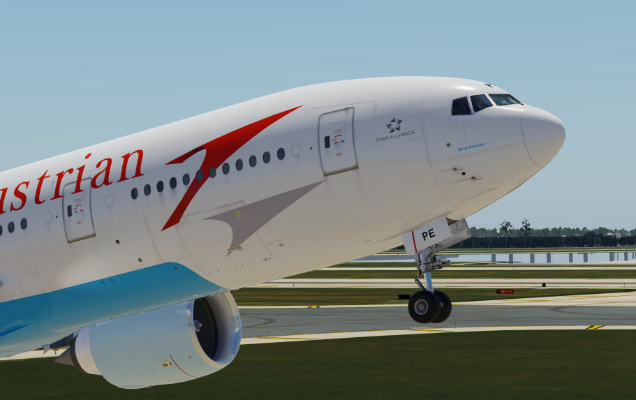 Austrian B777-2Z9(ER) OE-LPE old blue belly 1.0.0 - FF 777 Ultimate - X ...