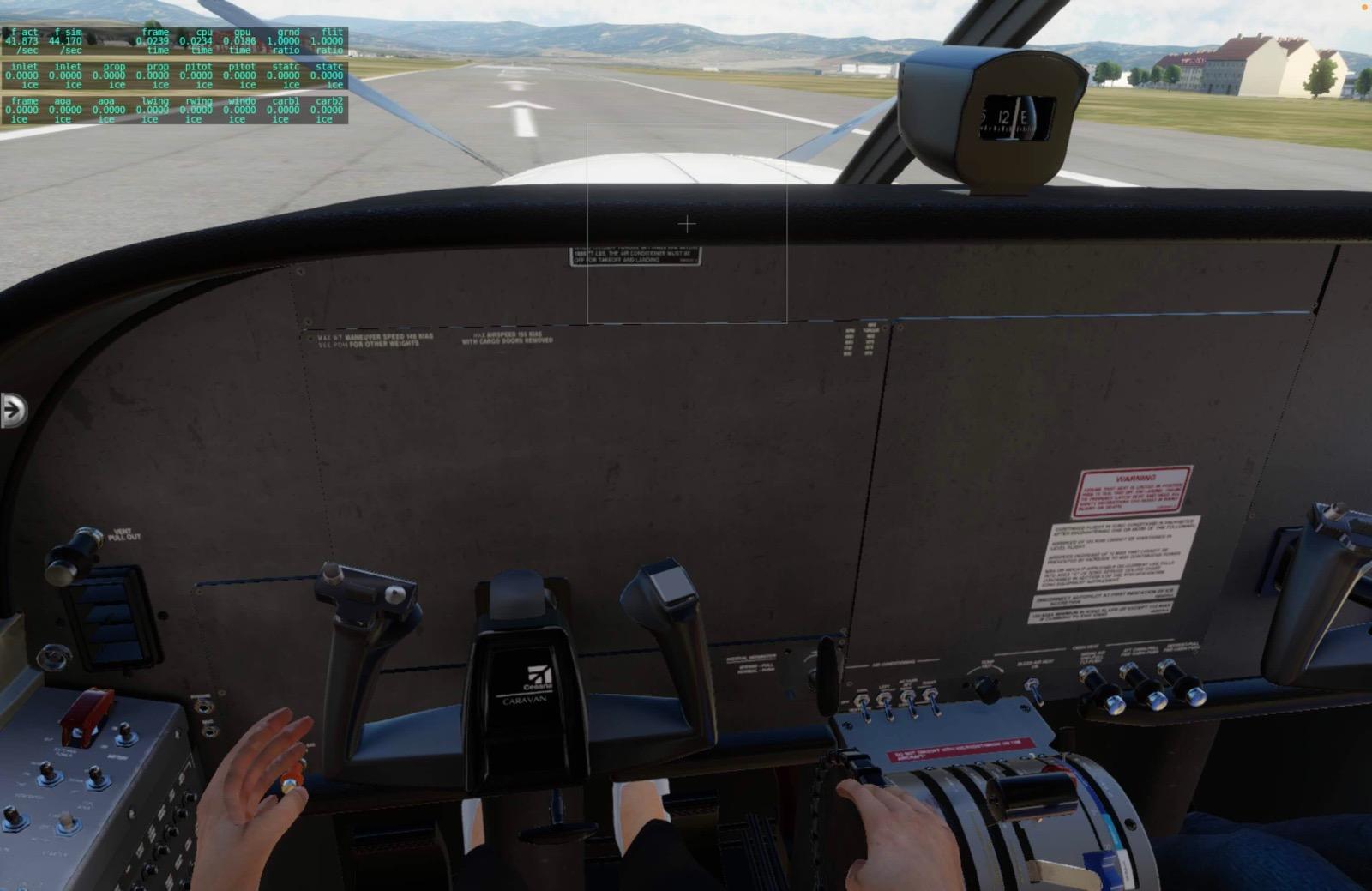 Problem with cockpit no instrument since modification of instrument ...