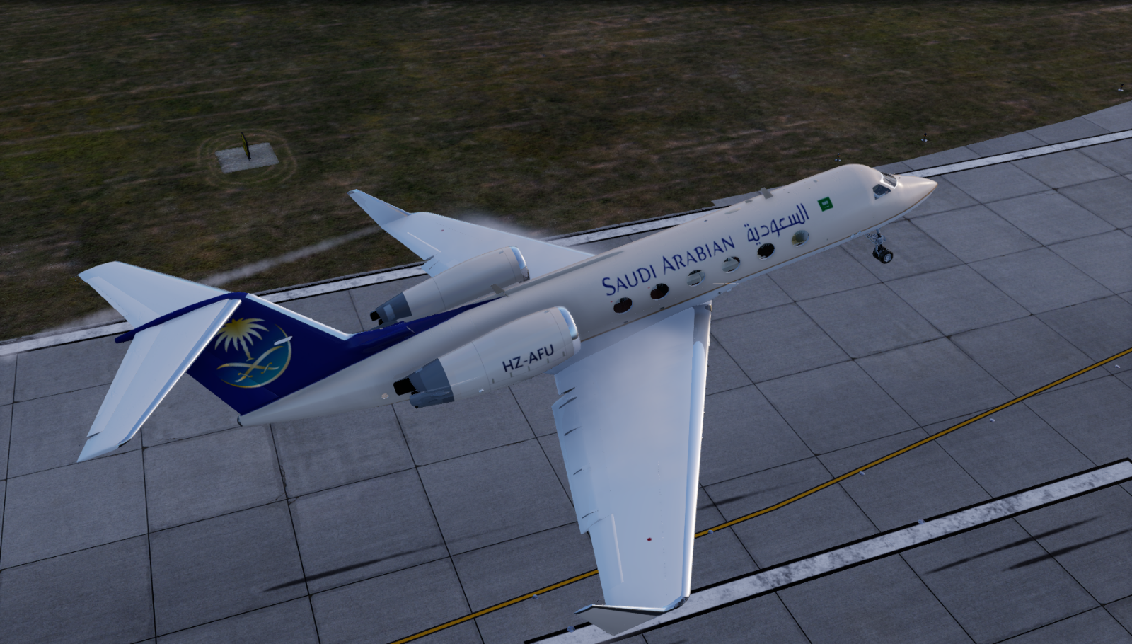 Saudi Arabian livery for Gulfstream G-IV SP by ghansen - Aircraft Skins ...