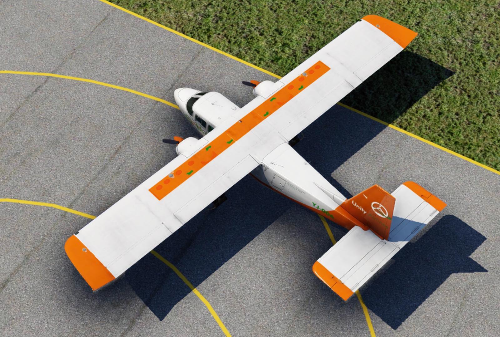 Unity Airlines YJ-006 Livery for Thranda Islander. - BN-2A Islander ...