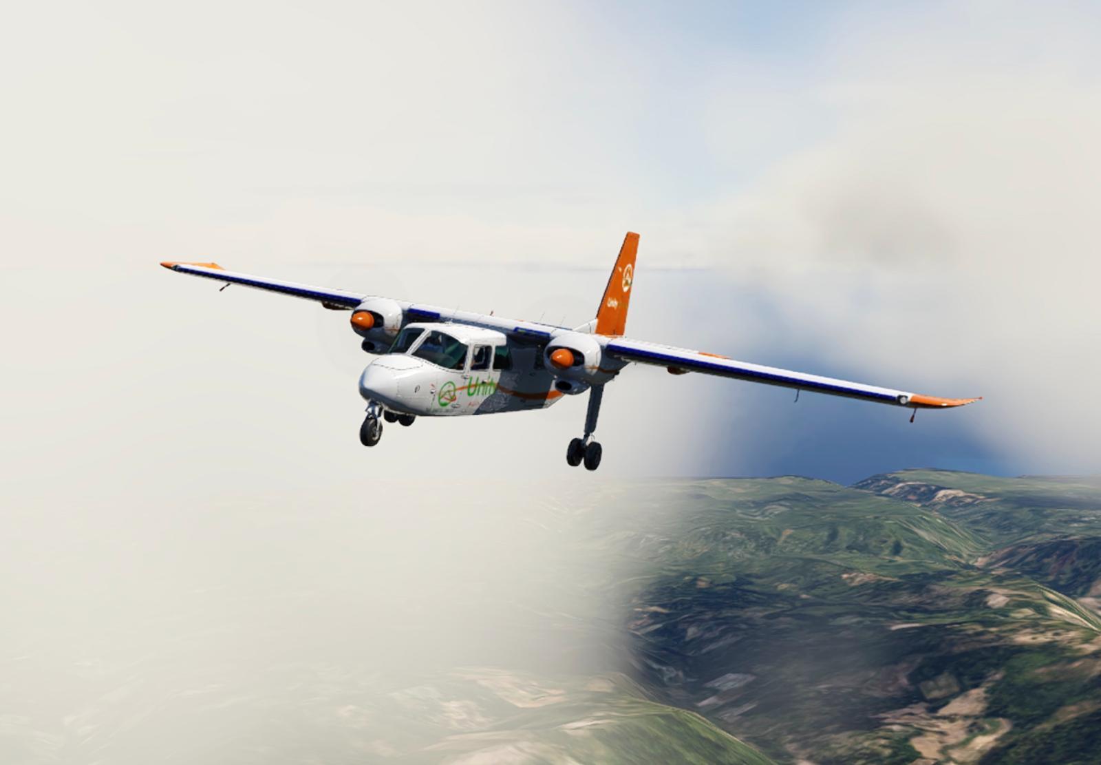 Unity Airlines YJ-006 Livery for Thranda Islander. - BN-2A Islander ...