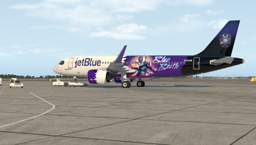 jetBlue "Blue Beetle" livery for Toliss A320 Neo - Toliss A320 - X ...