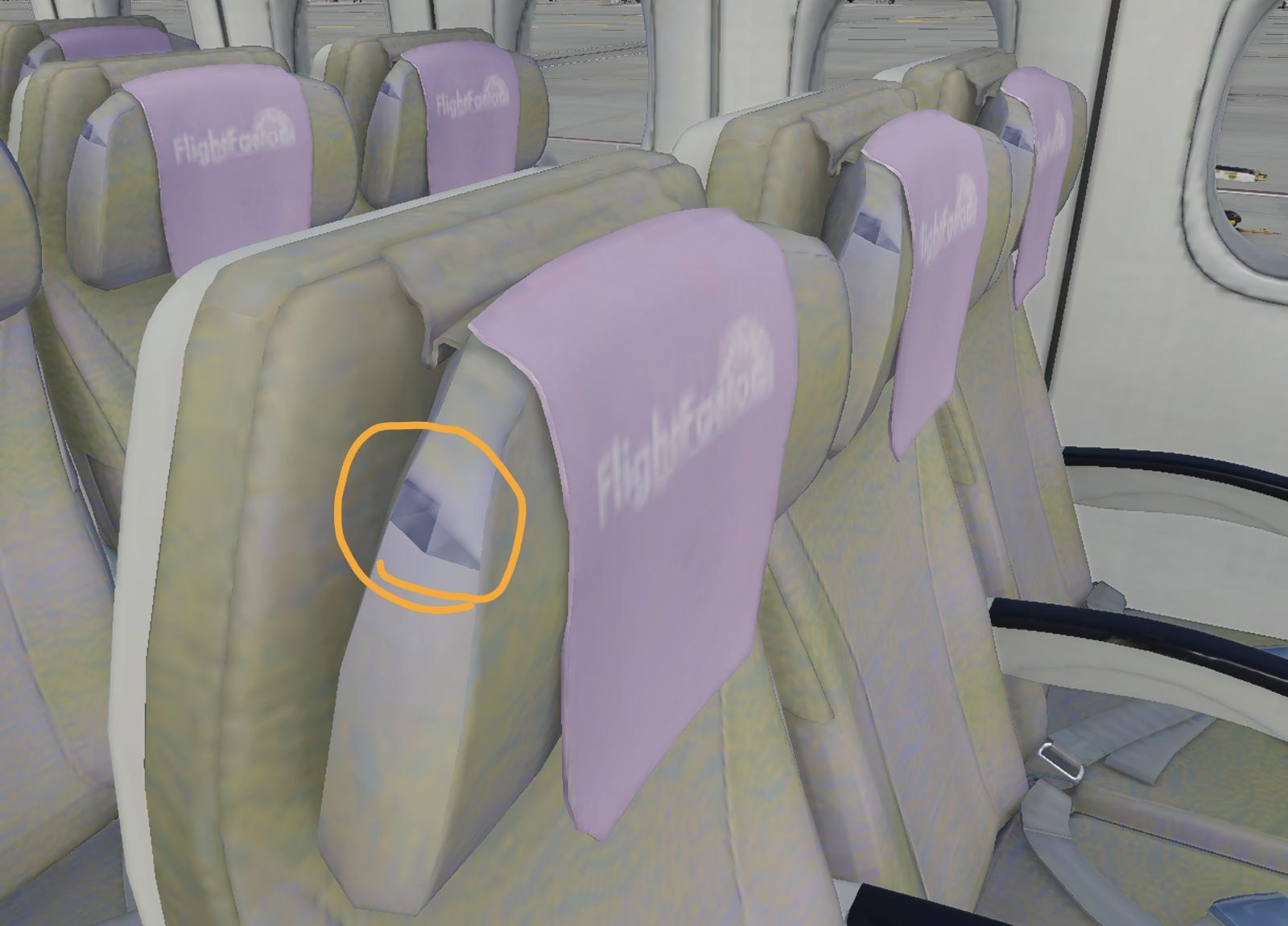[task created] Economy Class Headrest Texturing - Report Bugs/Issues ...