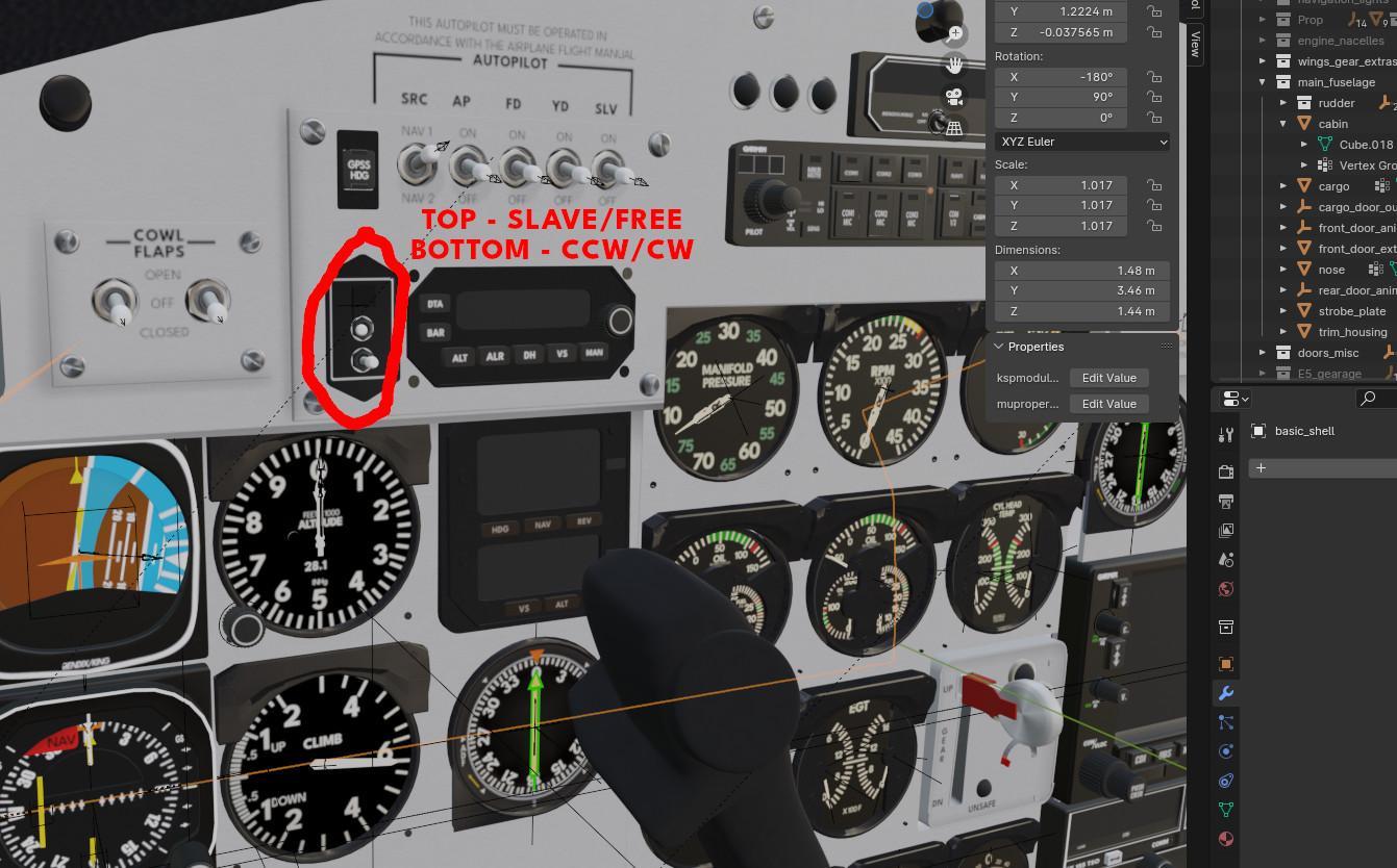 Updates from my Aero Commander project in development. - Airplane ...
