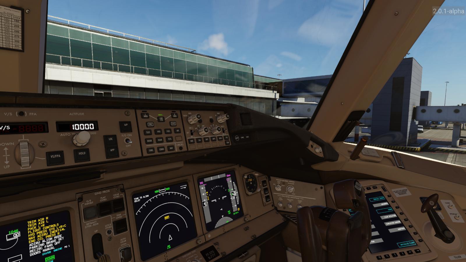 [task created] Cockpit lighting during Overcast Conditions extremely ...