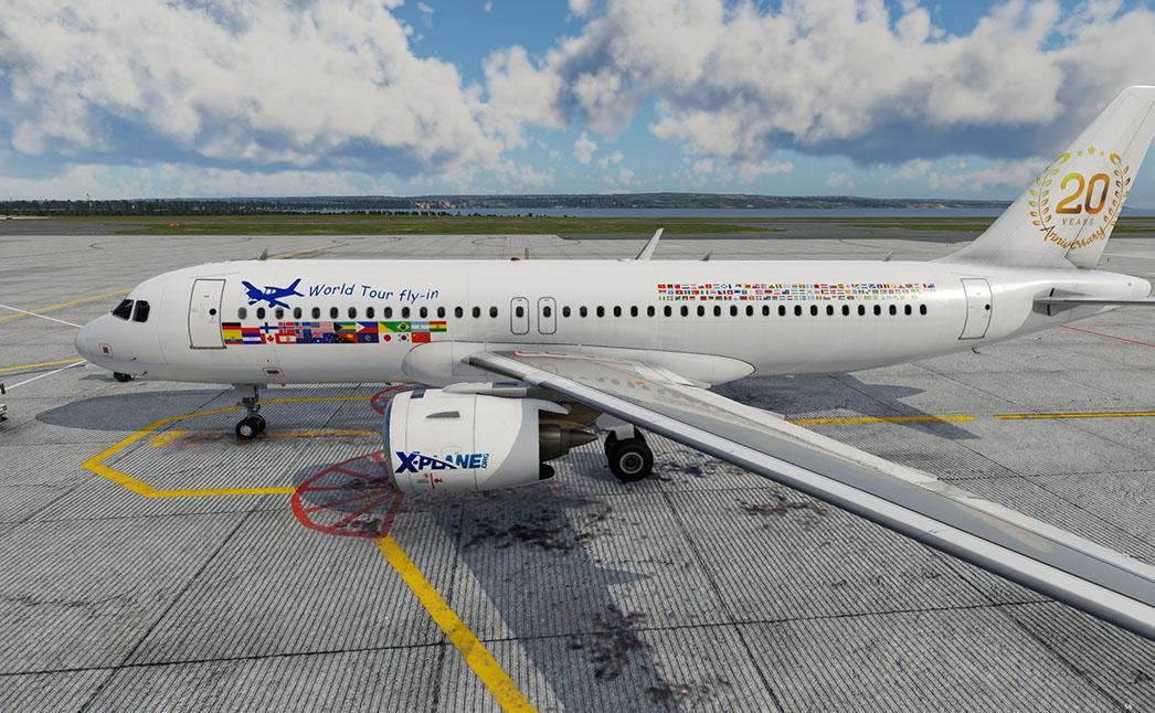 Toliss A320 - 20th Ann fly-in livery - Toliss A320 - X-Plane.Org Forum