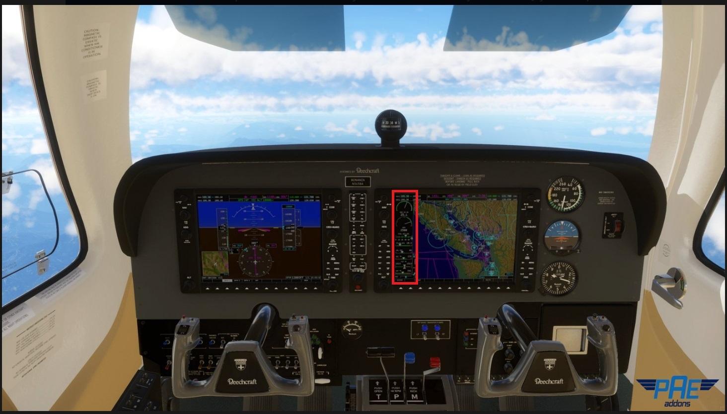 Engine instruments do not appear on the G1000 multifunction panel ...