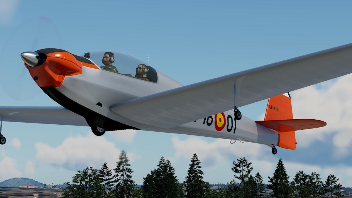 Livery Spanish Air Force for Scheibe SF-28A Tandem-Falke, XP12, by ...