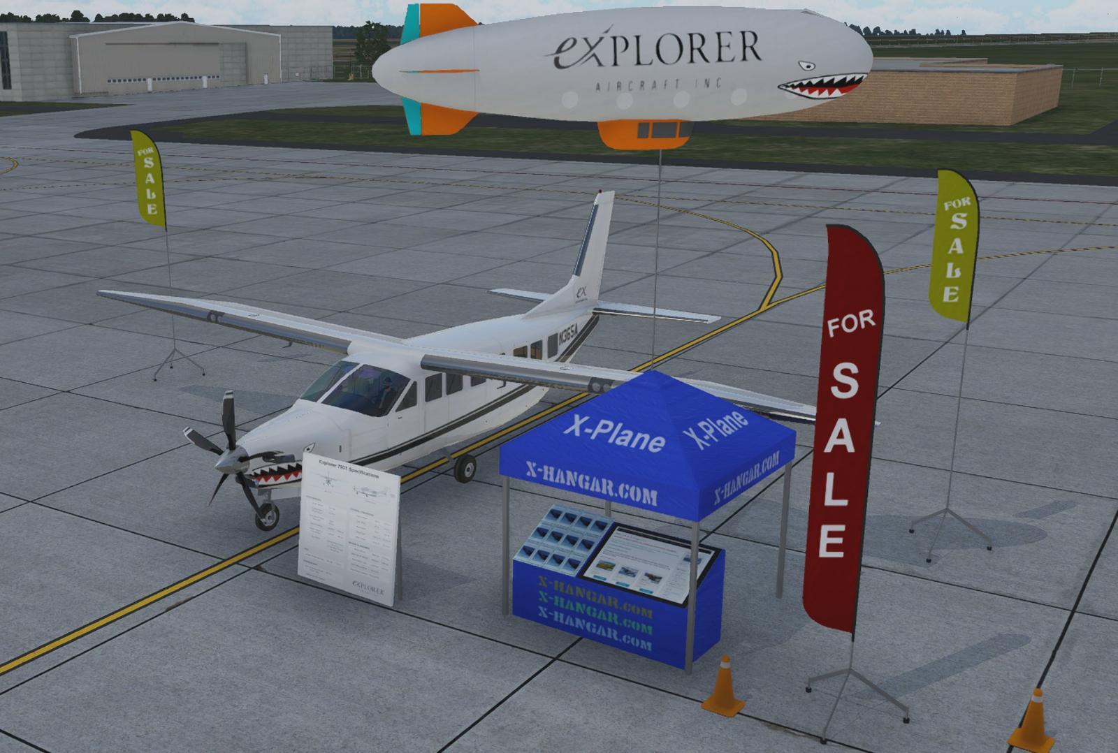 New Aircraft for both v11 and v12 Explorer 750T - X-Hangar - New ...