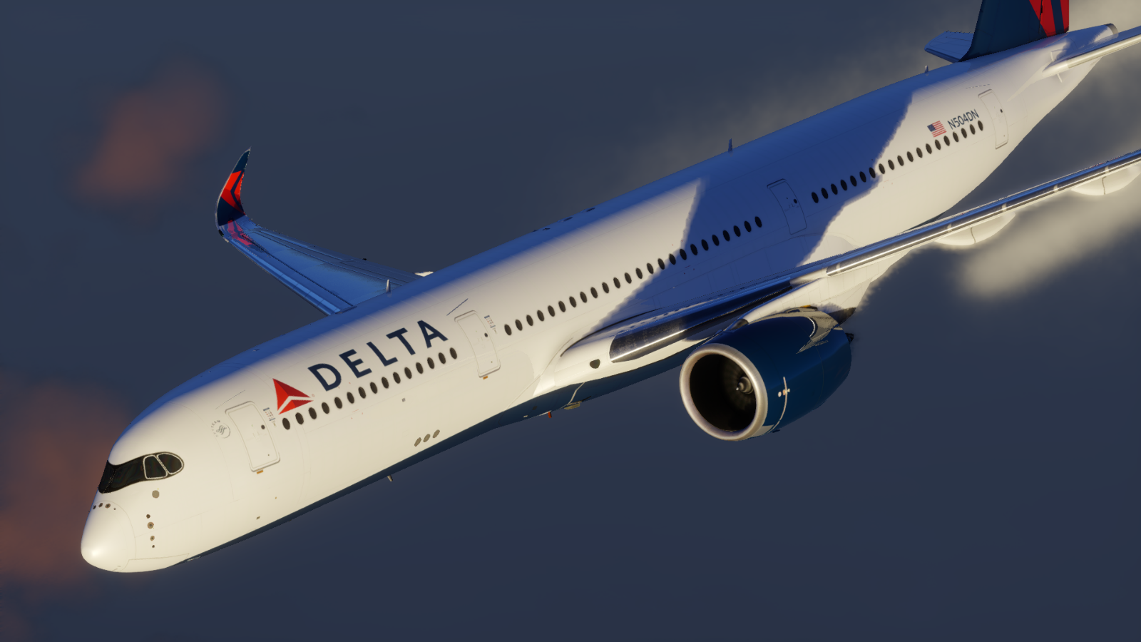 ⚡DELTA AIR LINES 8K / N504DN / FLIGHT FACTOR A350 - Aircraft Skins ...