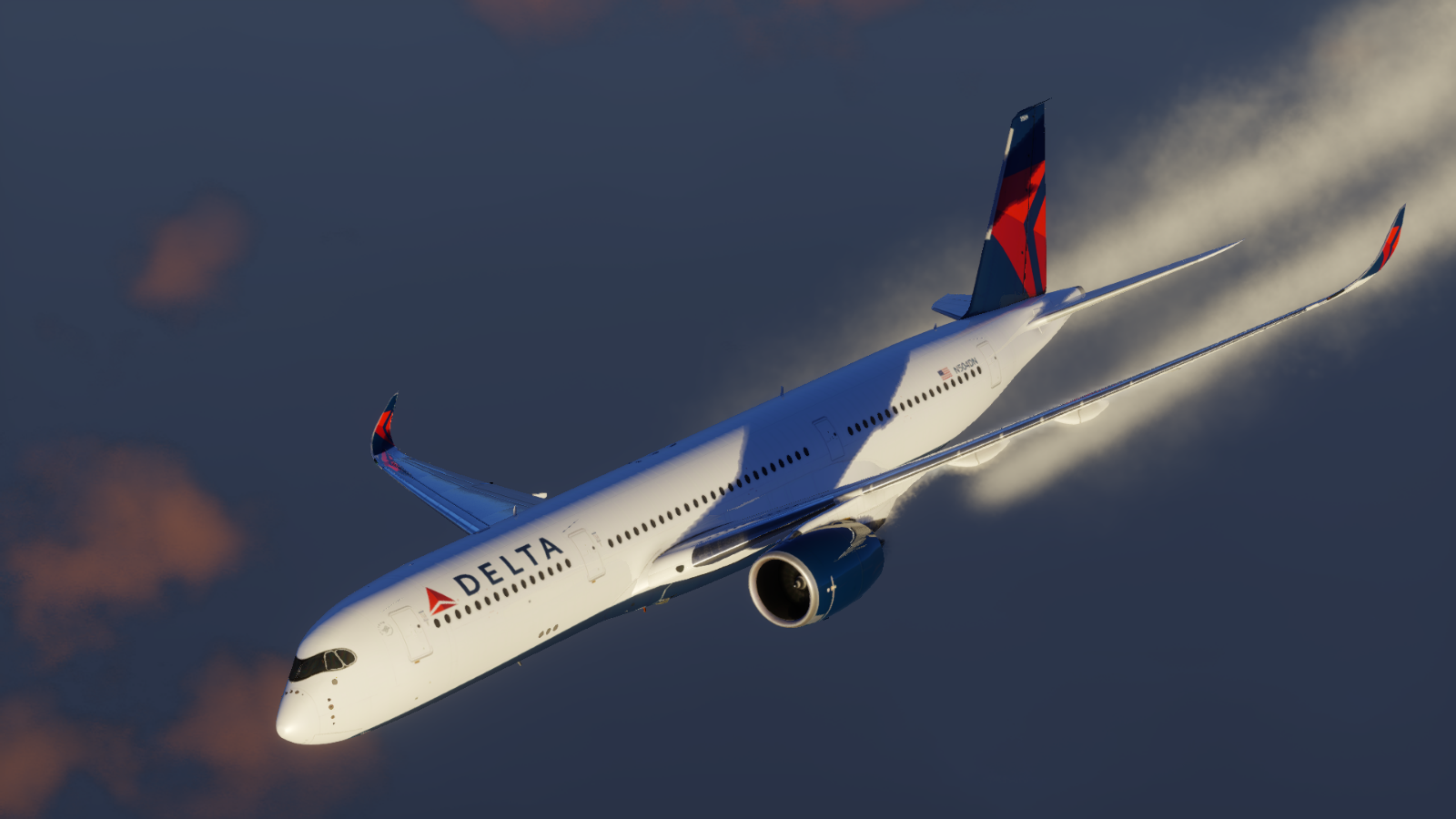 ⚡DELTA AIR LINES 8K / N504DN / FLIGHT FACTOR A350 - Aircraft Skins ...