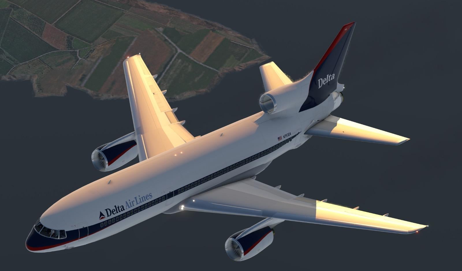 Delta Air Lines (Ron Allen, 4K) - Wilson L-1011-500 - Aircraft Skins ...