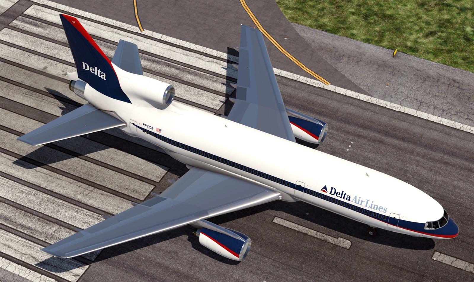 Delta Air Lines (Ron Allen, 4K) - Wilson L-1011-500 - Aircraft Skins ...