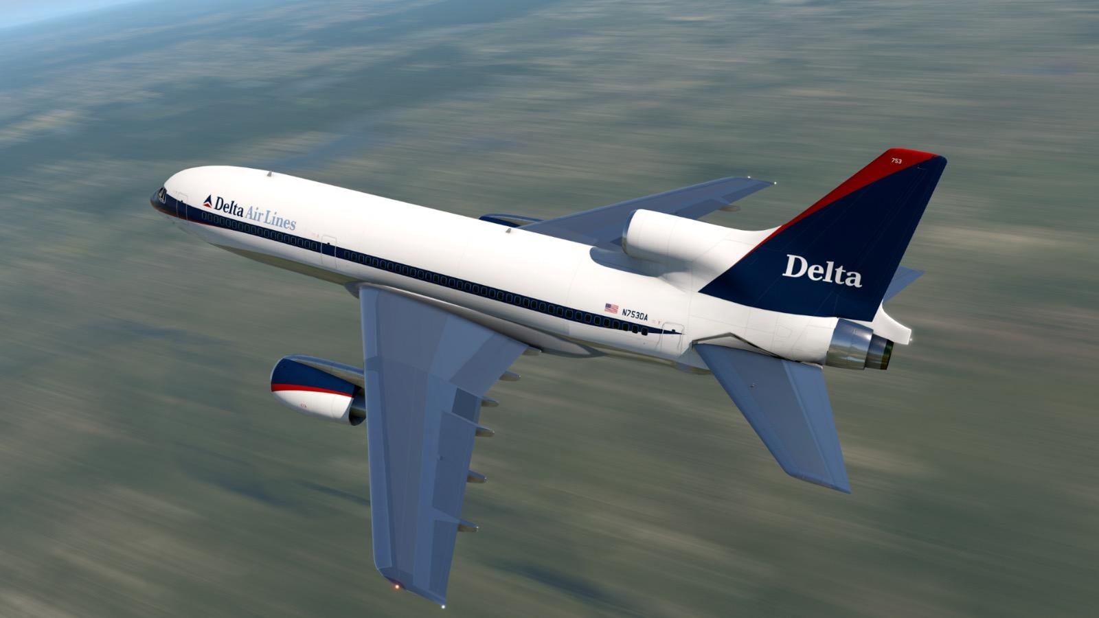 Delta Air Lines (Ron Allen, 4K) - Wilson L-1011-500 - Aircraft Skins ...