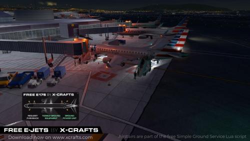 Free E-Jets by X-Crafts | Embraer E175 & E195 for XP12 - Airliners XP12 ...