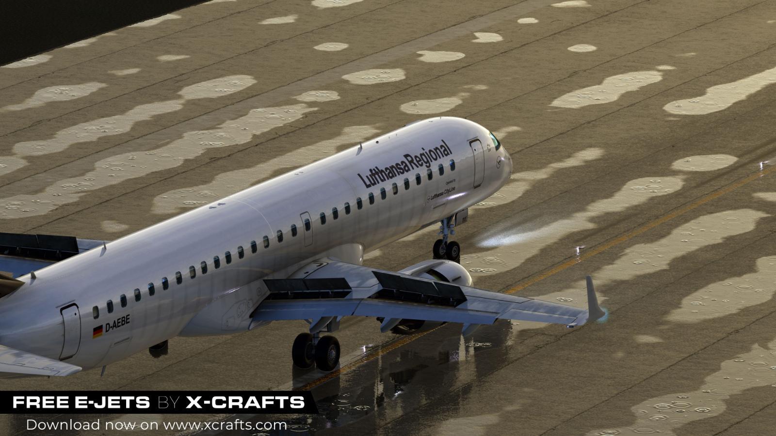 Free E-Jets by X-Crafts | Embraer E175 & E195 for XP12 - Airliners XP12 ...