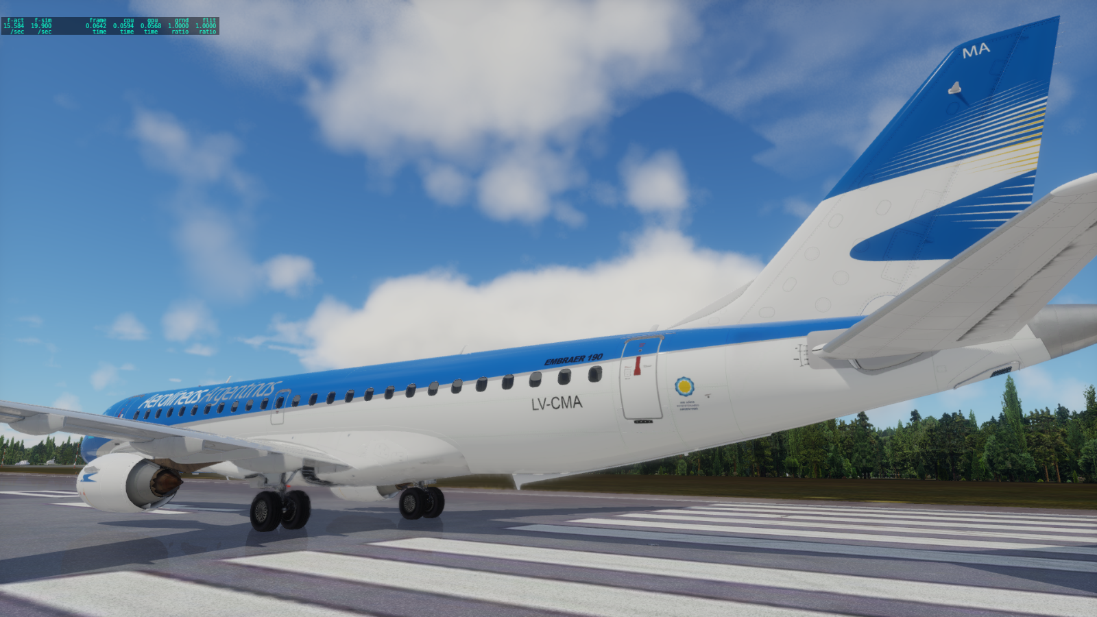 FPS EMBRAER 190 - Aerolineas Argentinas - FPS Ejets - X-Plane.Org Forum