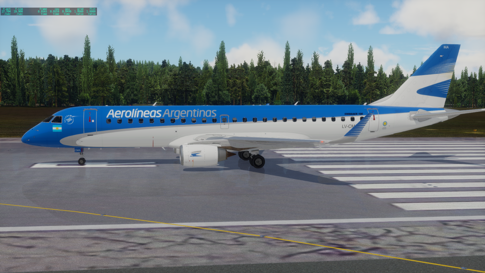 FPS EMBRAER 190 - Aerolineas Argentinas - FPS Ejets - X-Plane.Org Forum