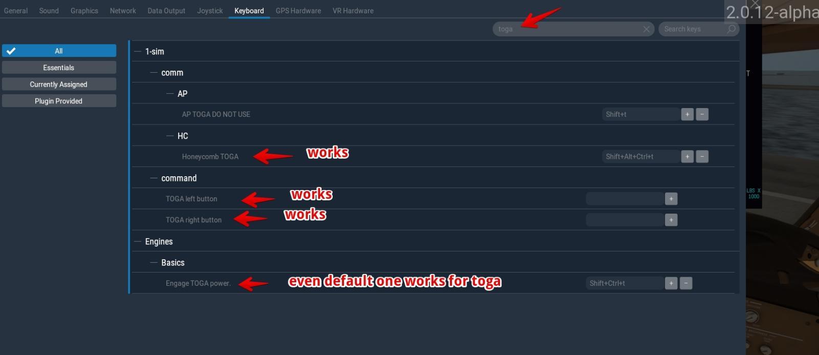 Detailed keybind list - Questions/Rejected/NotABug - X-Plane.Org Forum