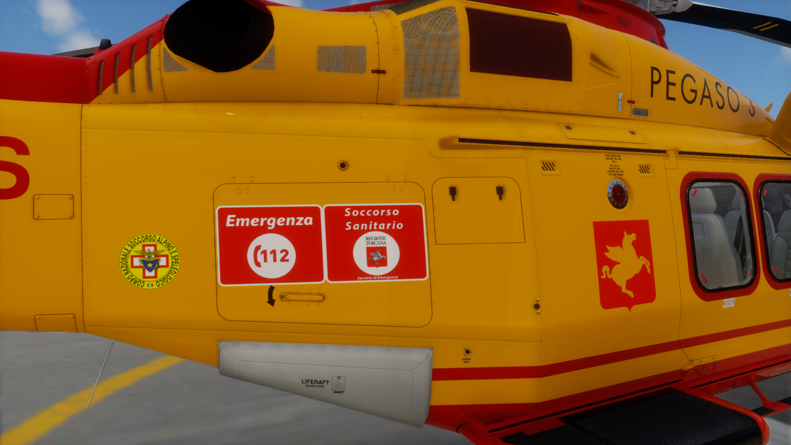 PEGASO livery pack I-TOMS / I-ROAV X-Rotors AW139 V5+ - Aircraft Skins ...
