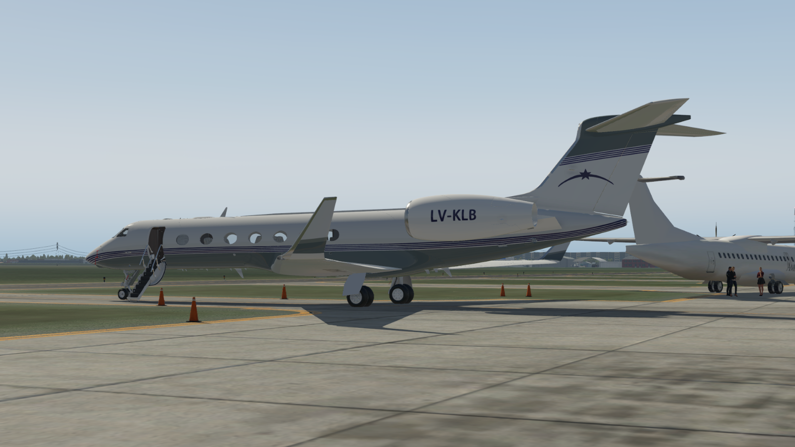 Gulfstream GV LV-KLB Pacific Ocean - Aircraft Skins - Liveries - X ...
