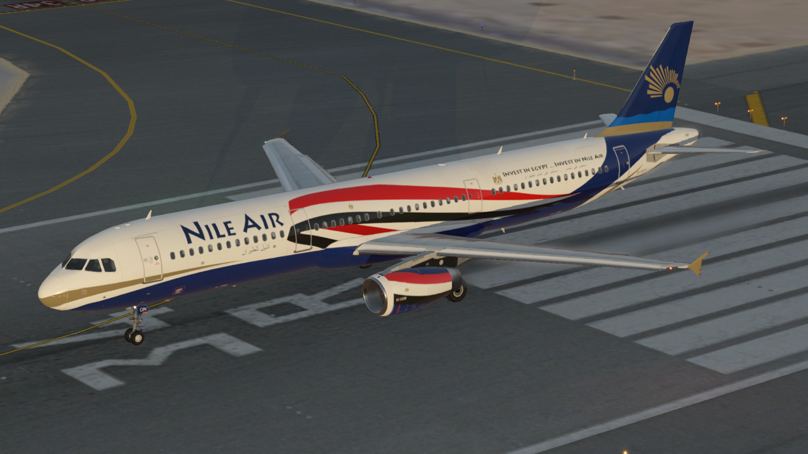 Nile Air (SU-BQN invest egypt) & (SU-BQL) A321 Toliss - Aircraft Skins ...