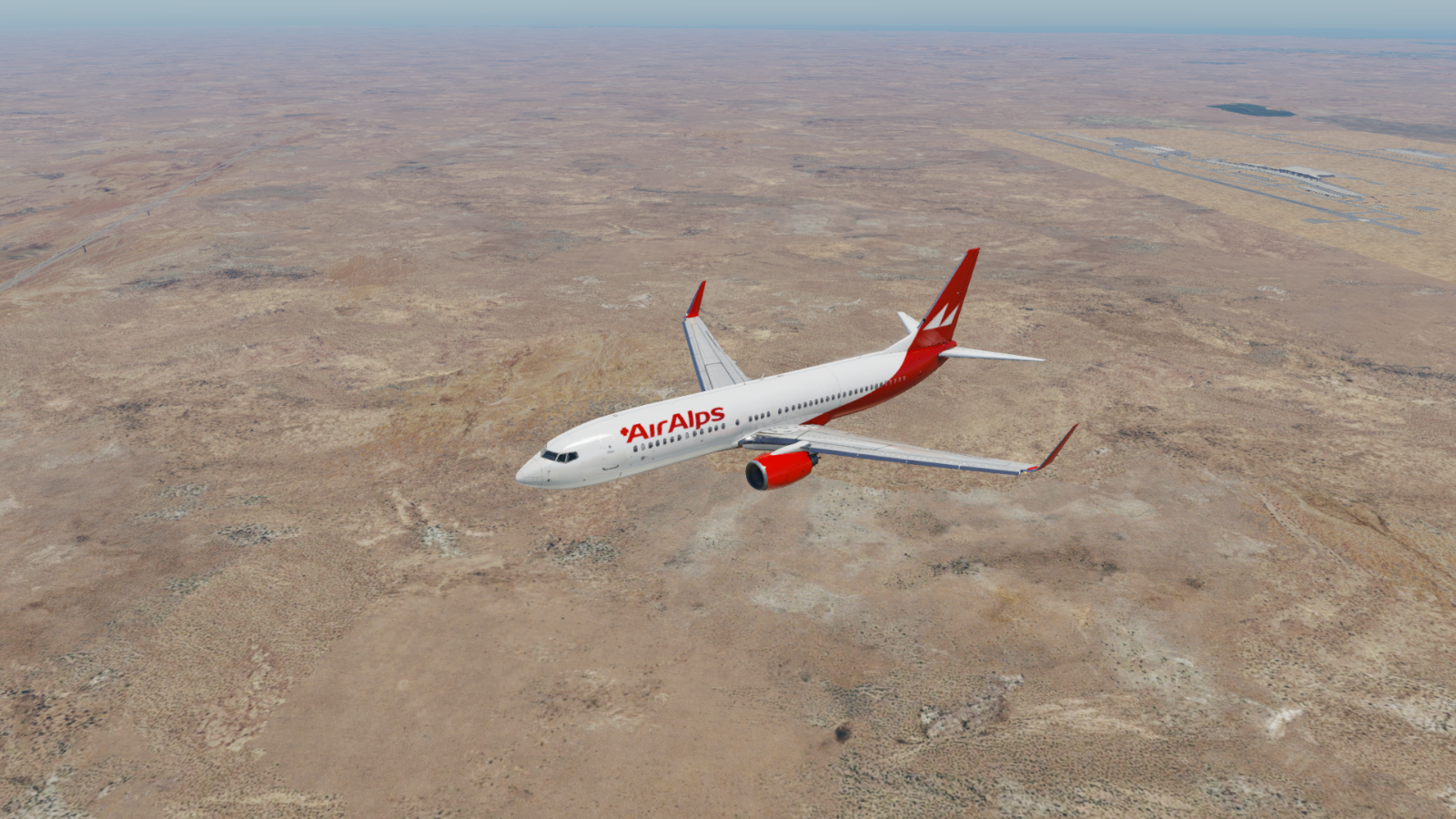 AirAlps Virtual Airlines Livery For 737-800 Zibo - Zibo 737 - X-Plane ...