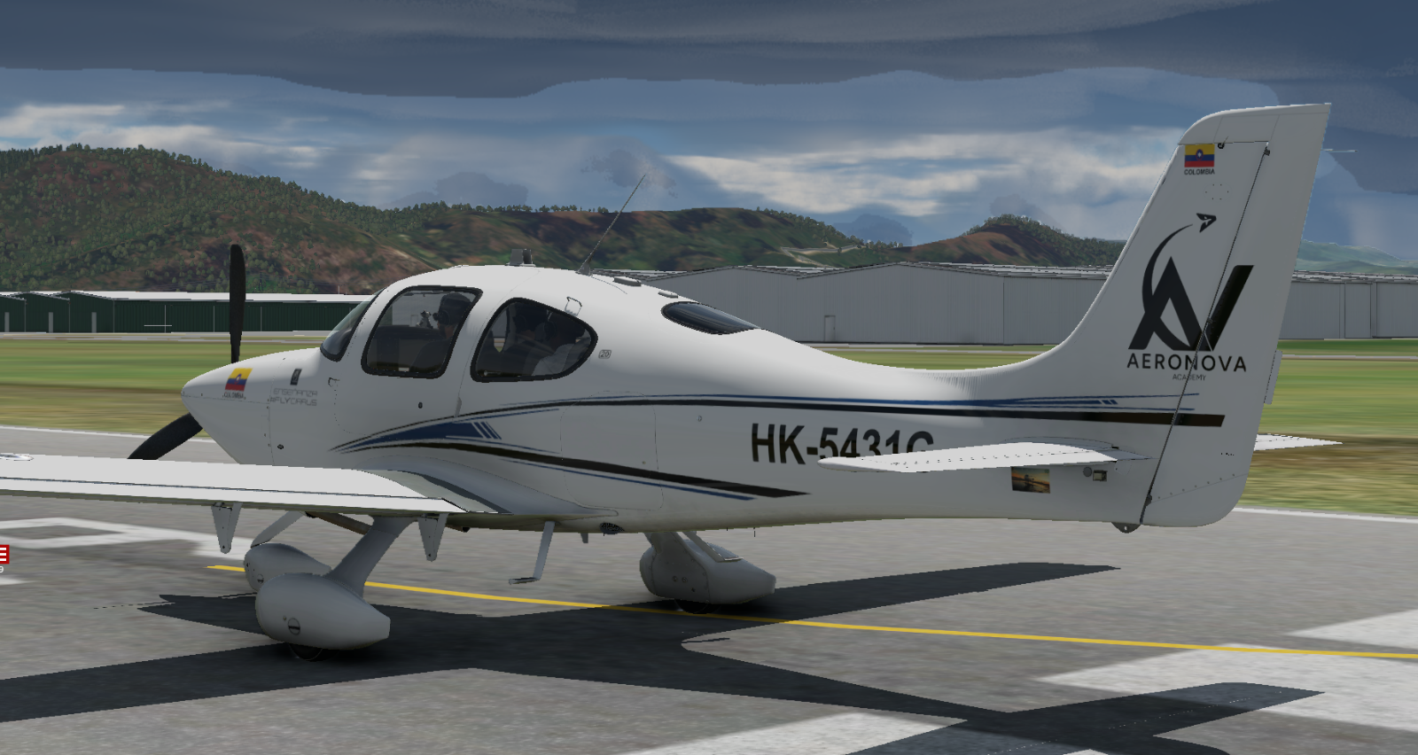 TORQUESIM HK-5431G AERONOVA SR20 - Aircraft Skins - Liveries - X-Plane ...