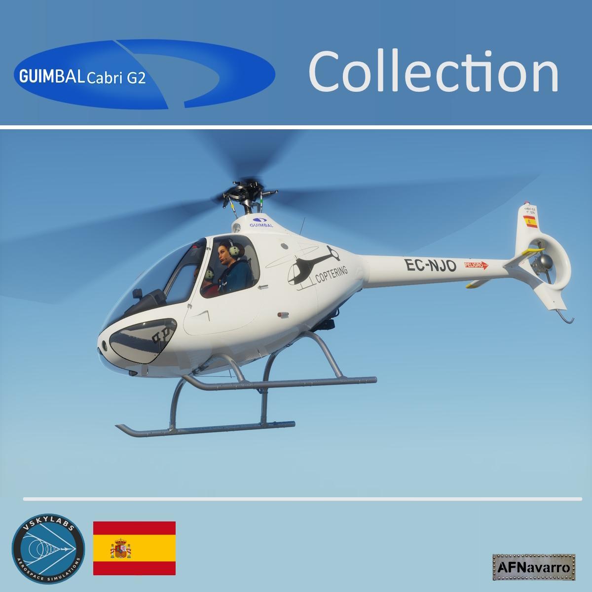 Livery EC-NJO for Guimbal Cabri G2 XP12, by VSKYLABS - Aircraft Skins ...
