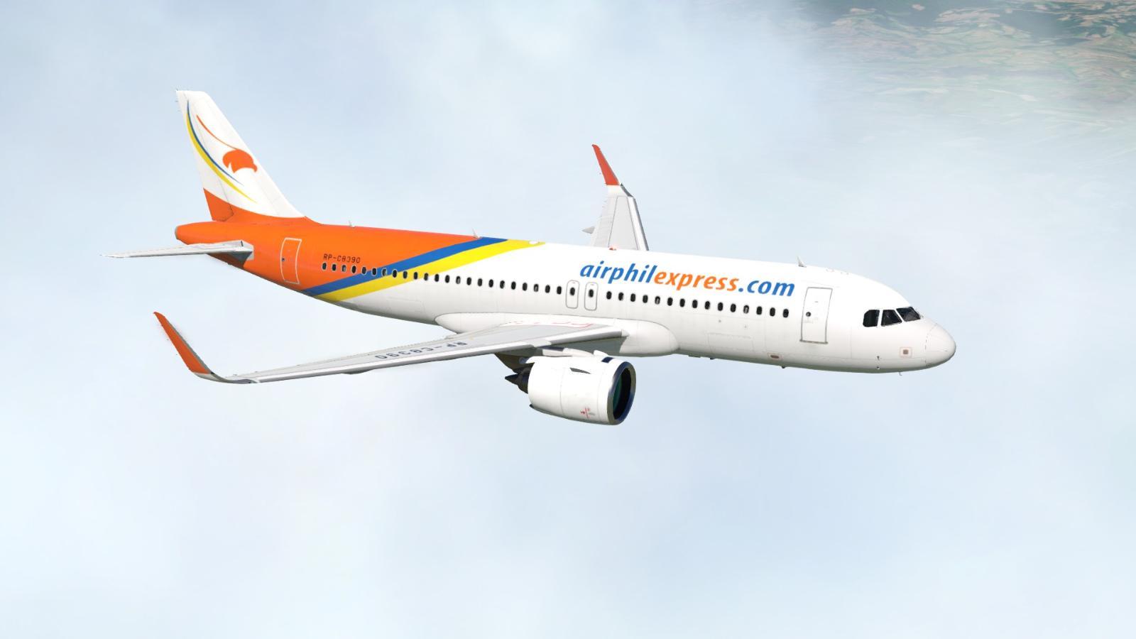 Airphil Express livery for Toliss Airbus A320neo - Toliss A320 - X ...