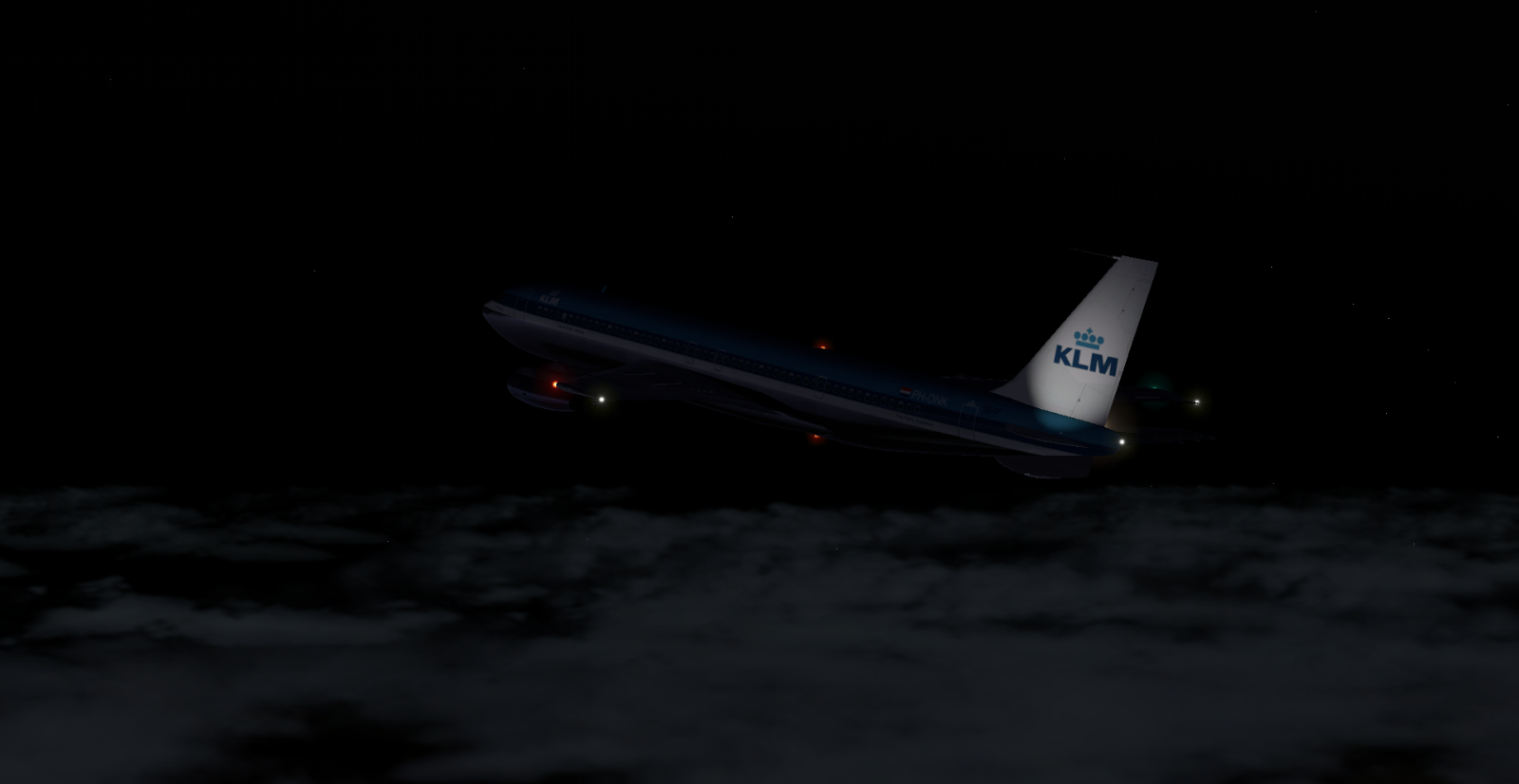 Boeing 707-420 KLM PH-ONK "Zandvoort" fictional Livery - Aircraft Skins ...