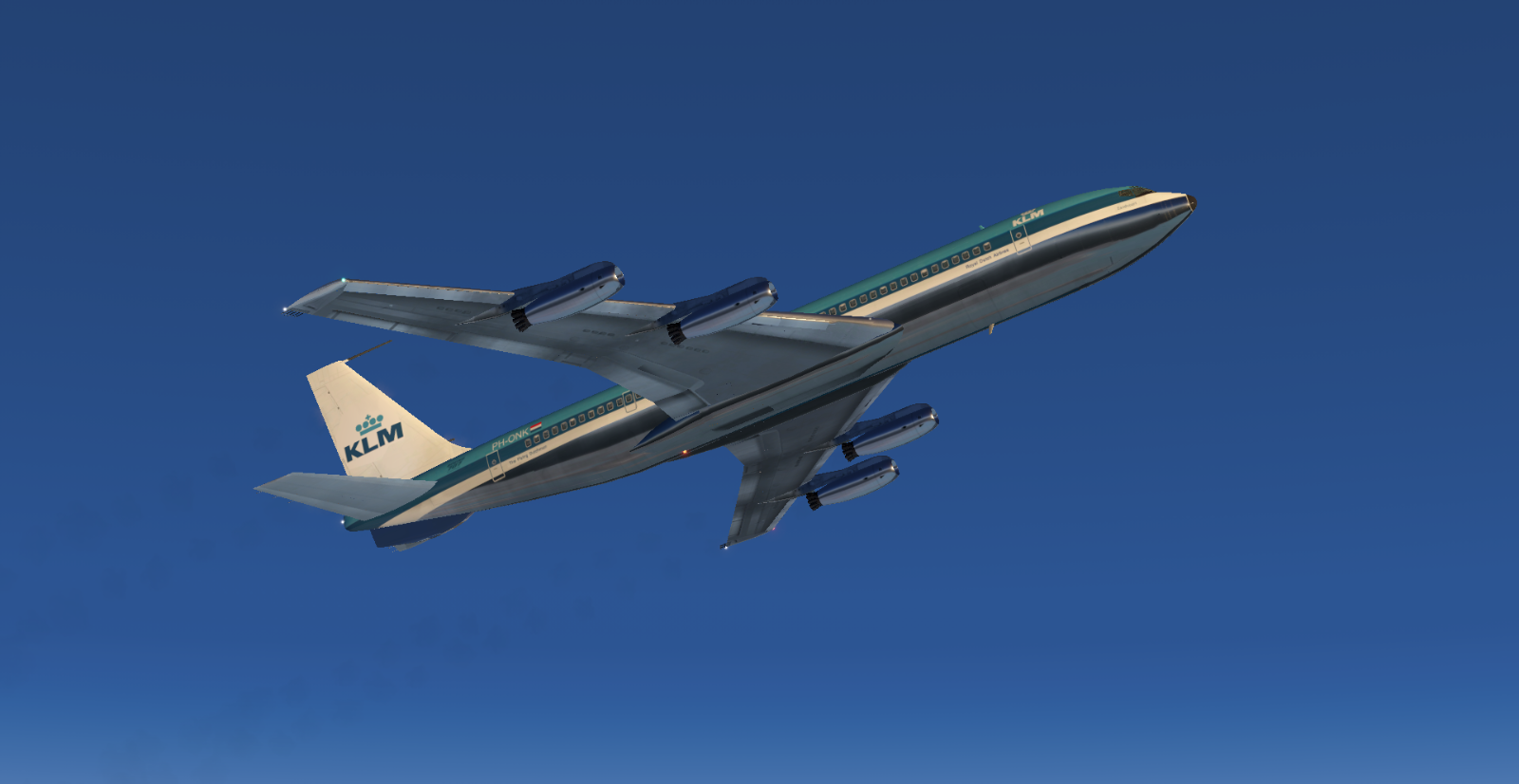 Boeing 707-420 KLM PH-ONK "Zandvoort" fictional Livery - Aircraft Skins ...