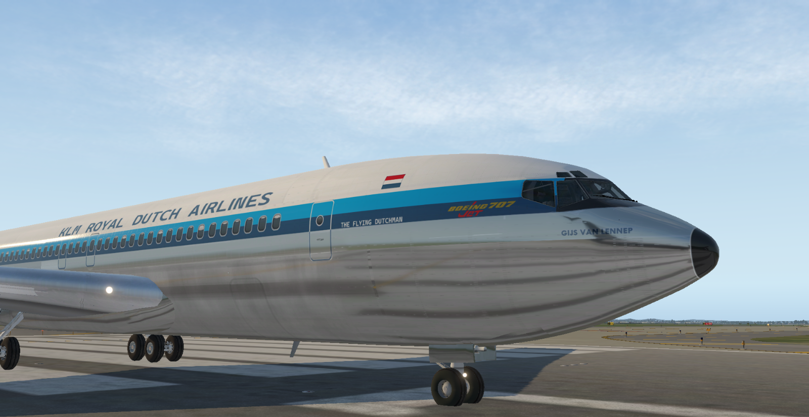 Boeing 707-420 KLM '60s (PH-ONY) fictional Livery - Aircraft Skins ...