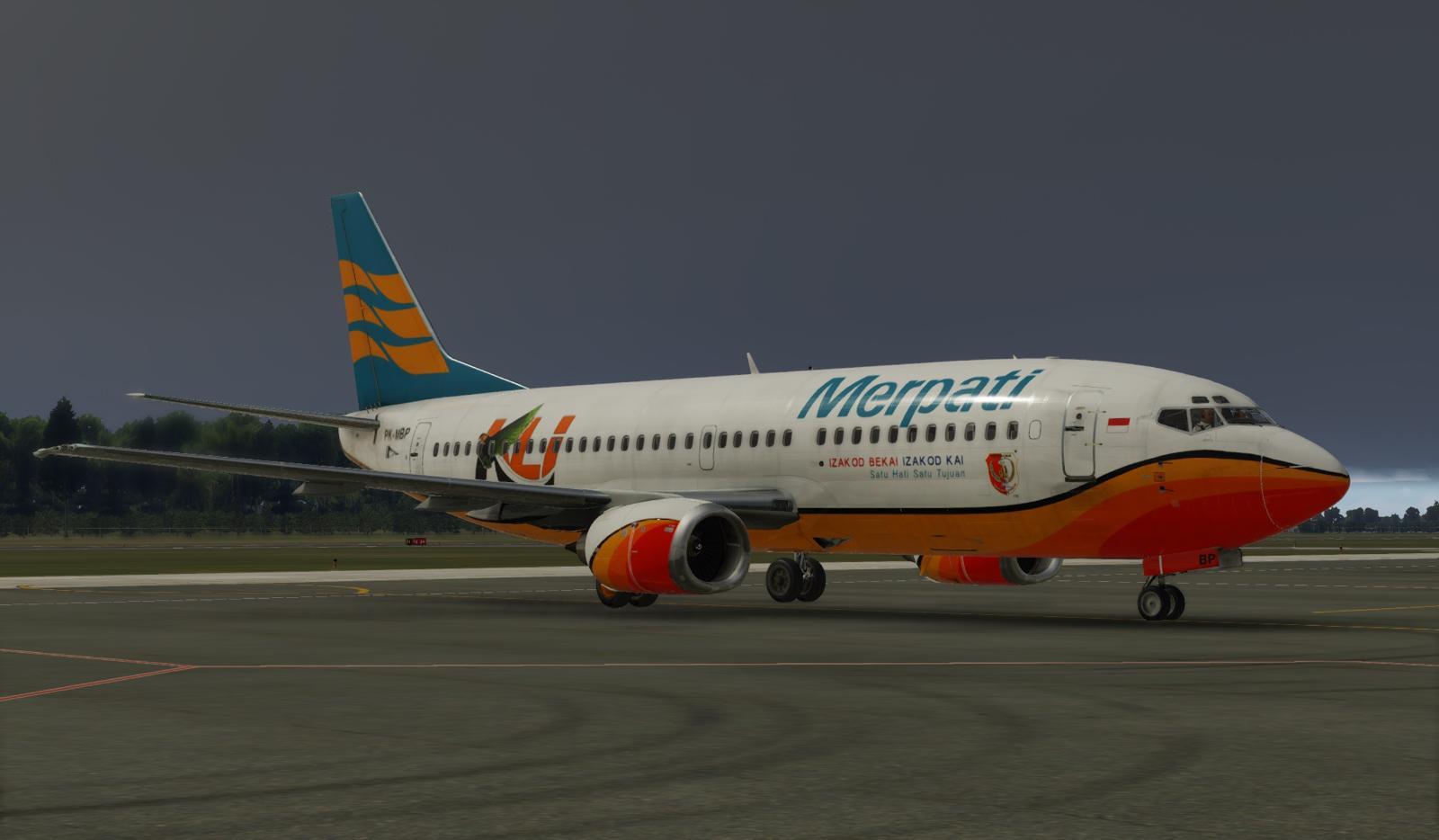 Merpati (KLI c/s) PK-MBP Pack for IXEG 737 Classic - Aircraft Skins ...