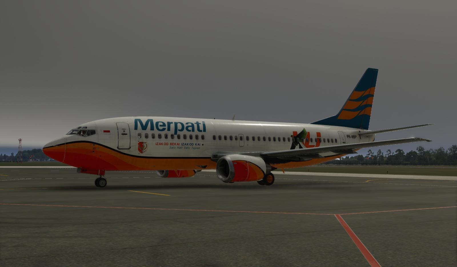 Merpati (KLI c/s) PK-MBP Pack for IXEG 737 Classic - Aircraft Skins ...
