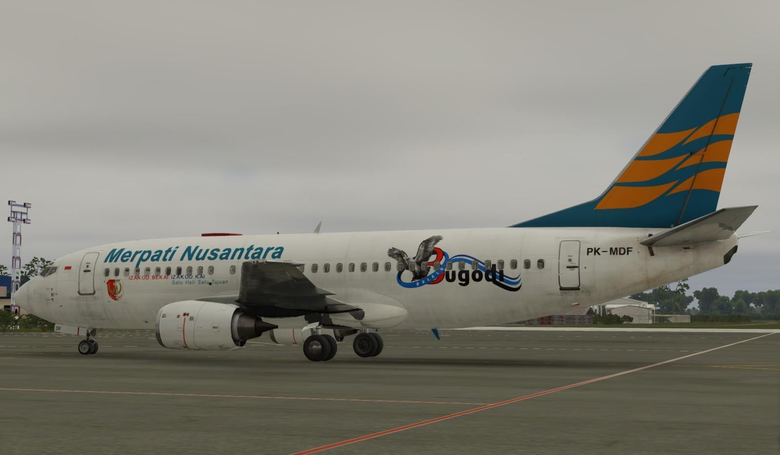 Merpati (Bugodi c/s) PK-MDF for IXEG 737 Classic - Aircraft Skins ...
