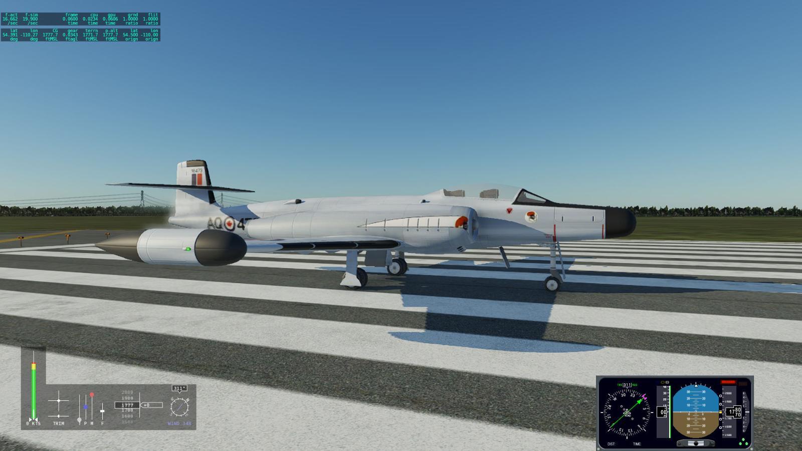 Jacques Brault & Herbapotamus Avro CF-100 - New Livery 1 - Aircraft ...