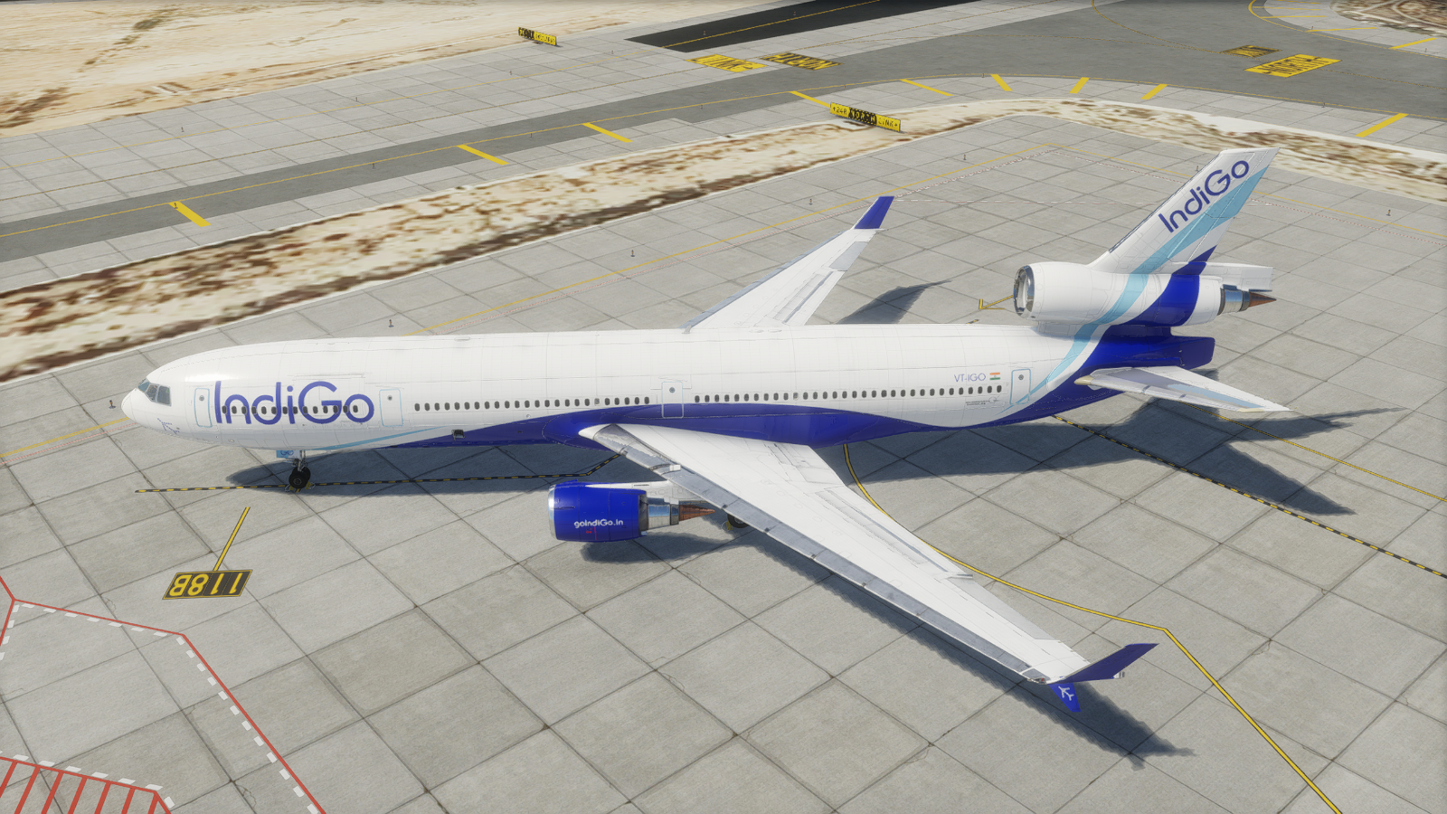 Rotate MD-11F - Indigo & Indigo Cargo [IGO-6E] - VT-IGO - Rotate MD-11 ...