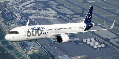 Toliss A321 Lufthansa new livery PACK - 8K & 4K textures - Toliss A321 ...