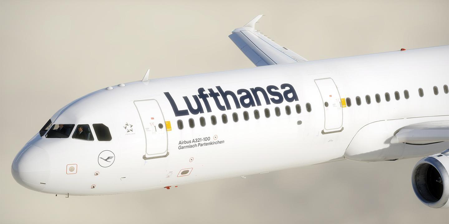 Toliss A321 Lufthansa new livery PACK - 8K & 4K textures - Toliss A321 ...