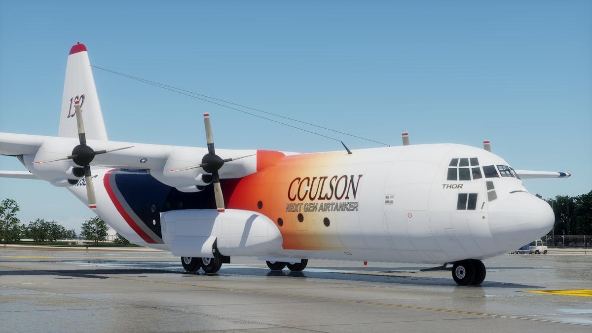Livery COULSON for C-130H-30 Hercules by X-Hangar - Aircraft Skins ...