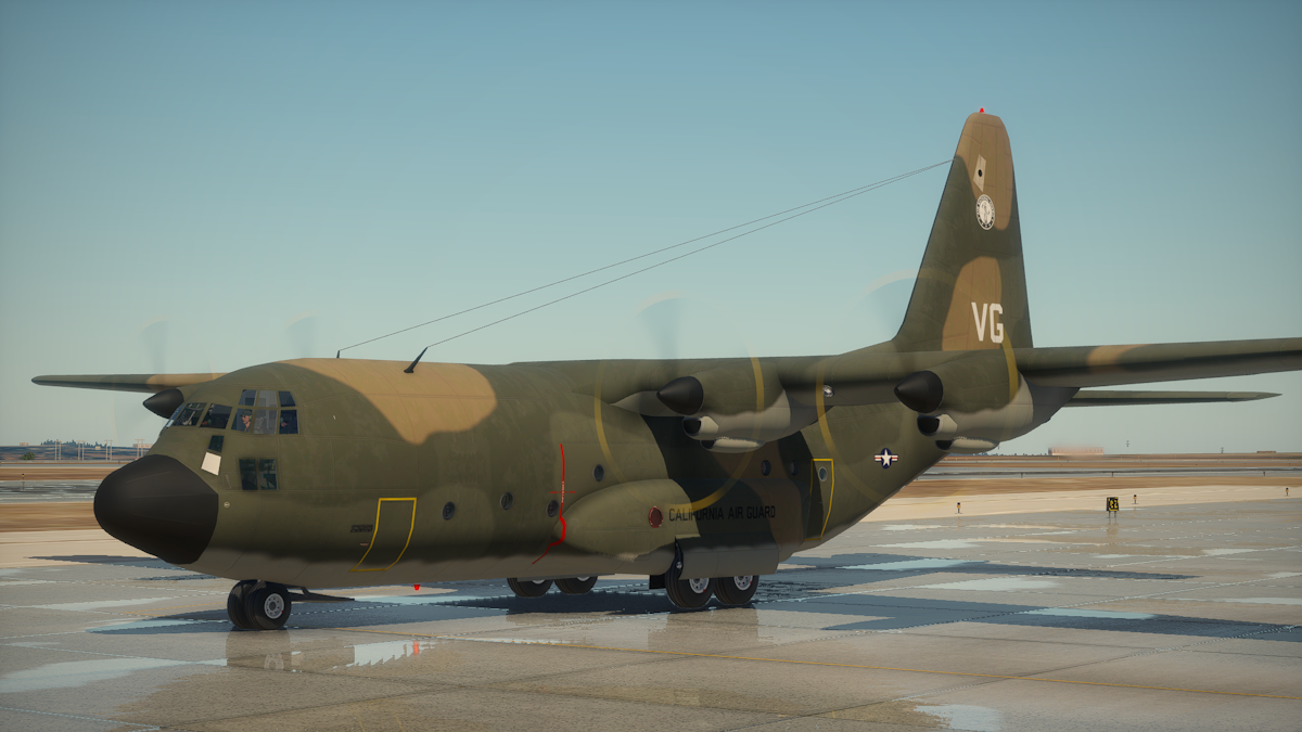 Livery CALIFORNIA A. G._camo C-130H Hercules by X-Hangar - Aircraft ...