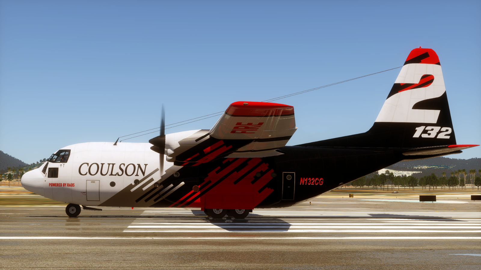Livery COULSON for C-130H Hercules by X-Hangar - Aircraft Skins ...