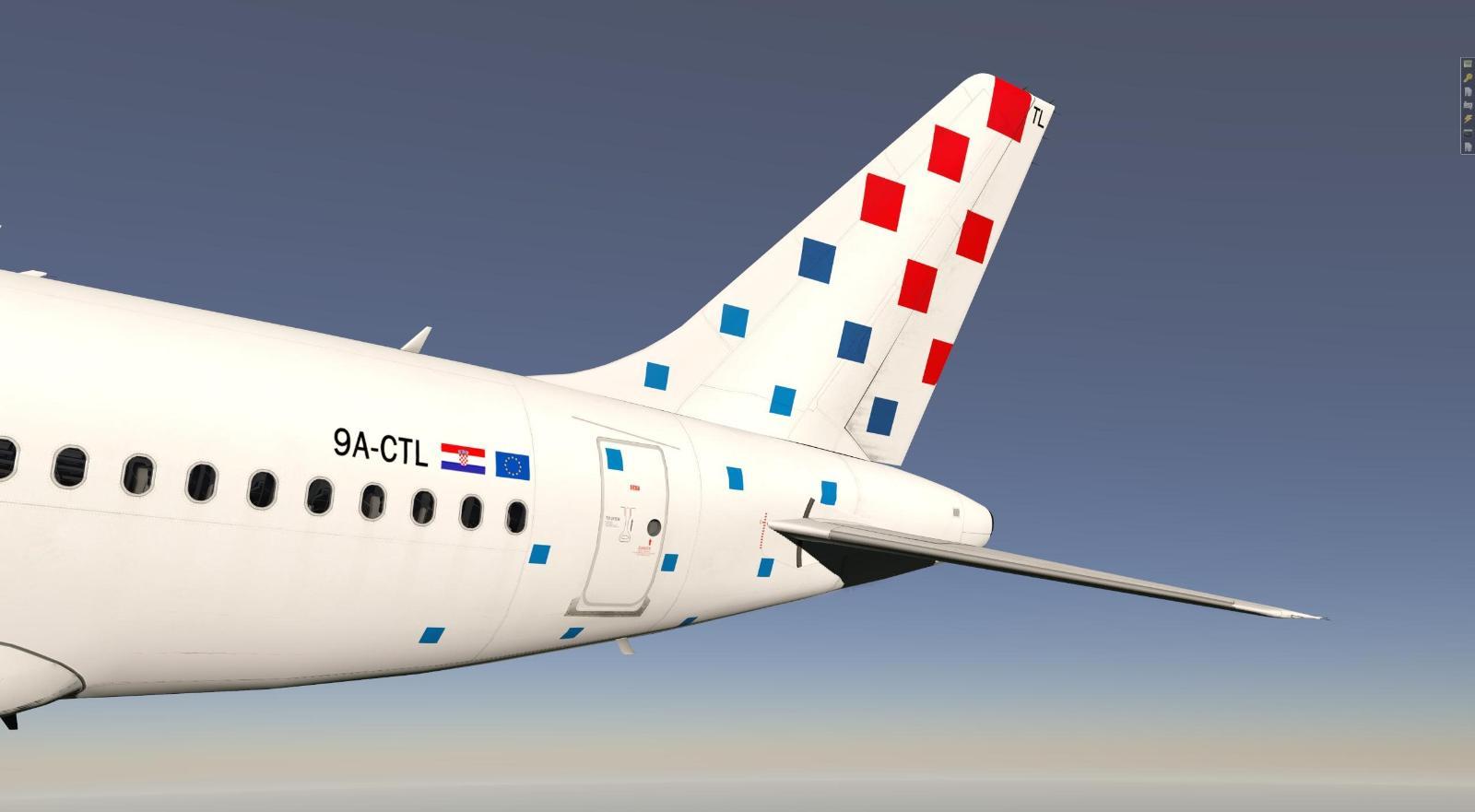 ToLiss A319 Croatia Airlines (New Logo) 35 Years - Toliss A319 - X ...