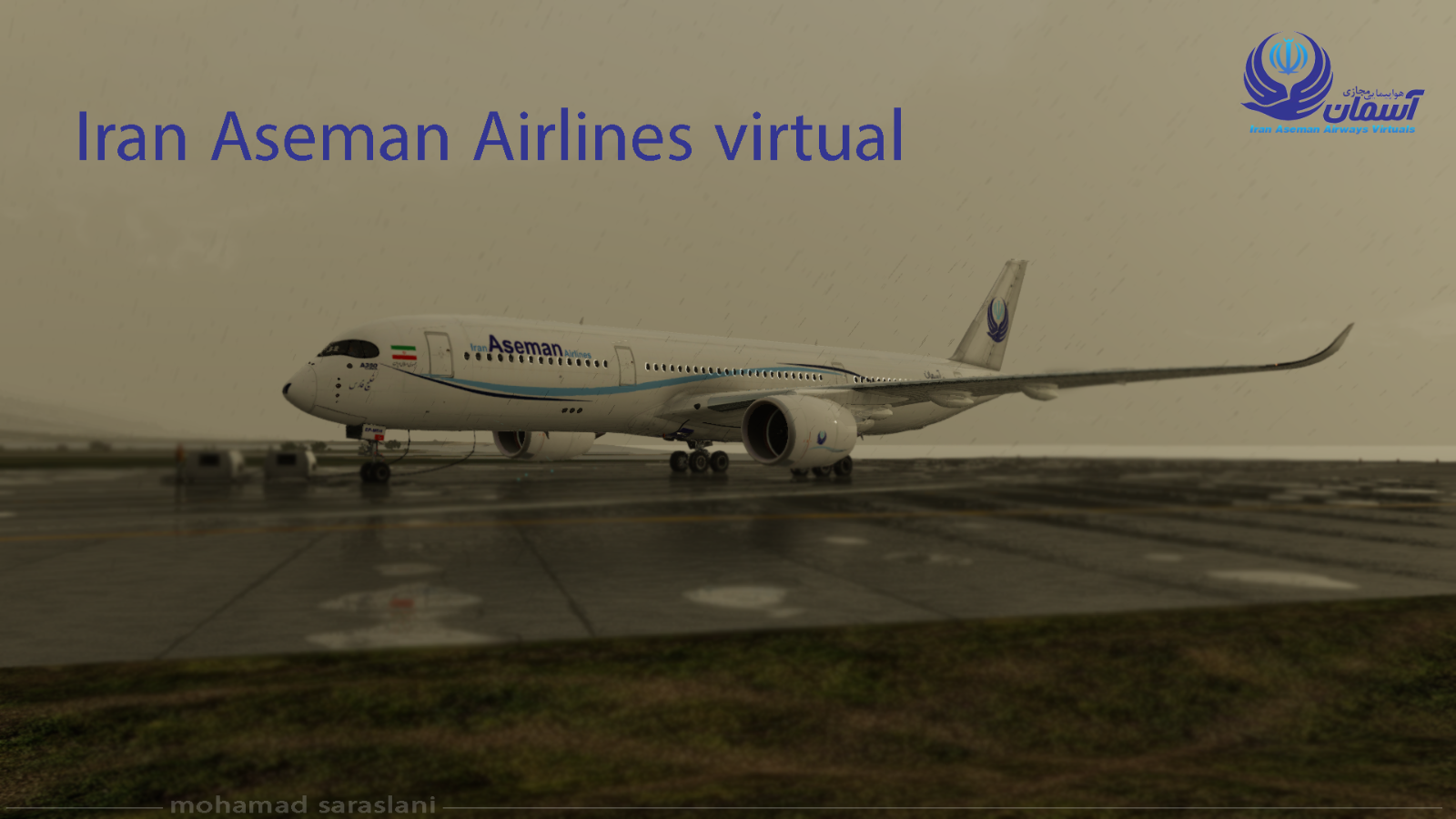 Iran aseman airlines Airbus 350 - Aircraft Skins - Liveries - X-Plane ...