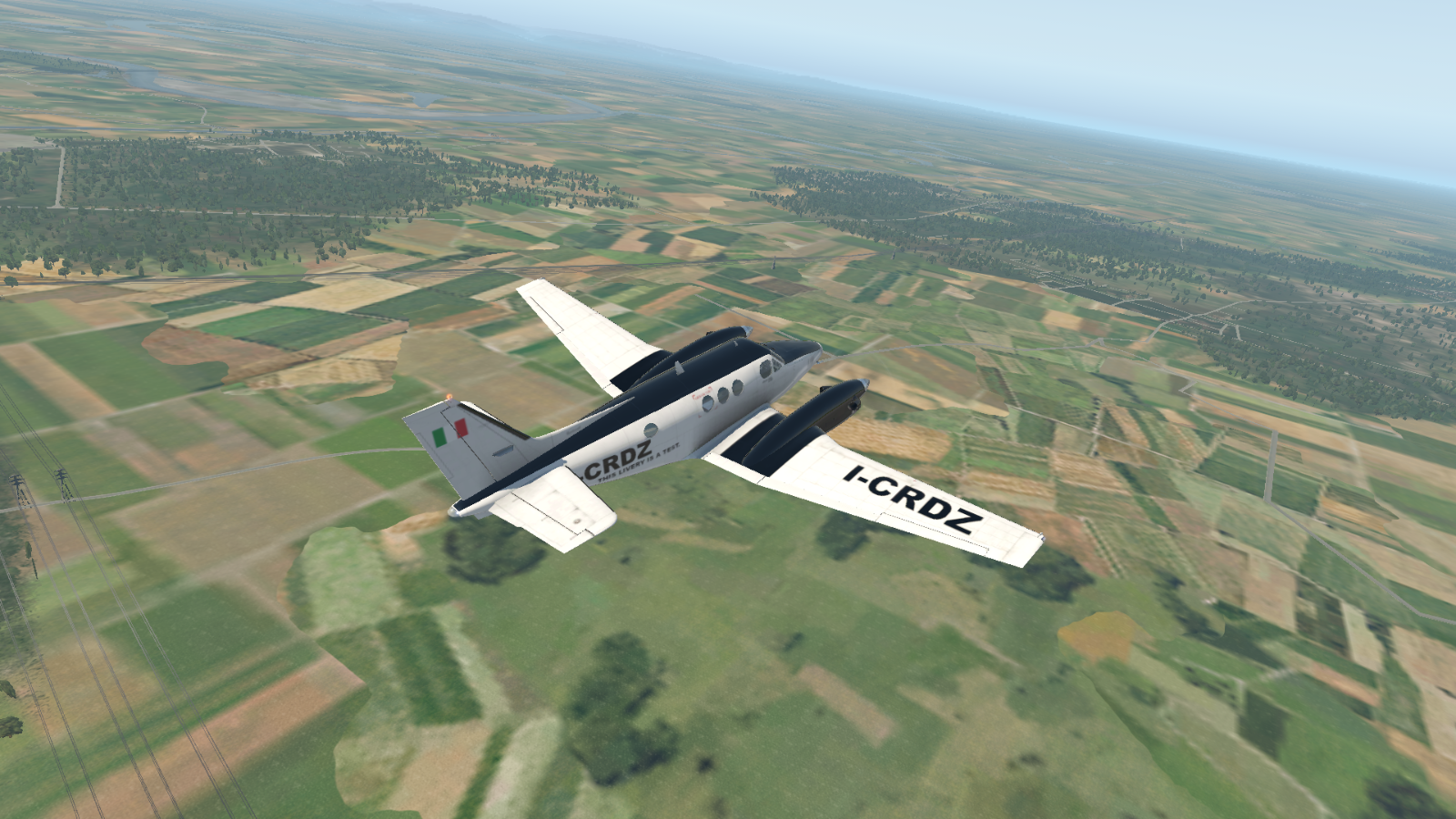 Beechcraft KingAir C90B Cremona Dropzone TEST livery - Aircraft Skins ...