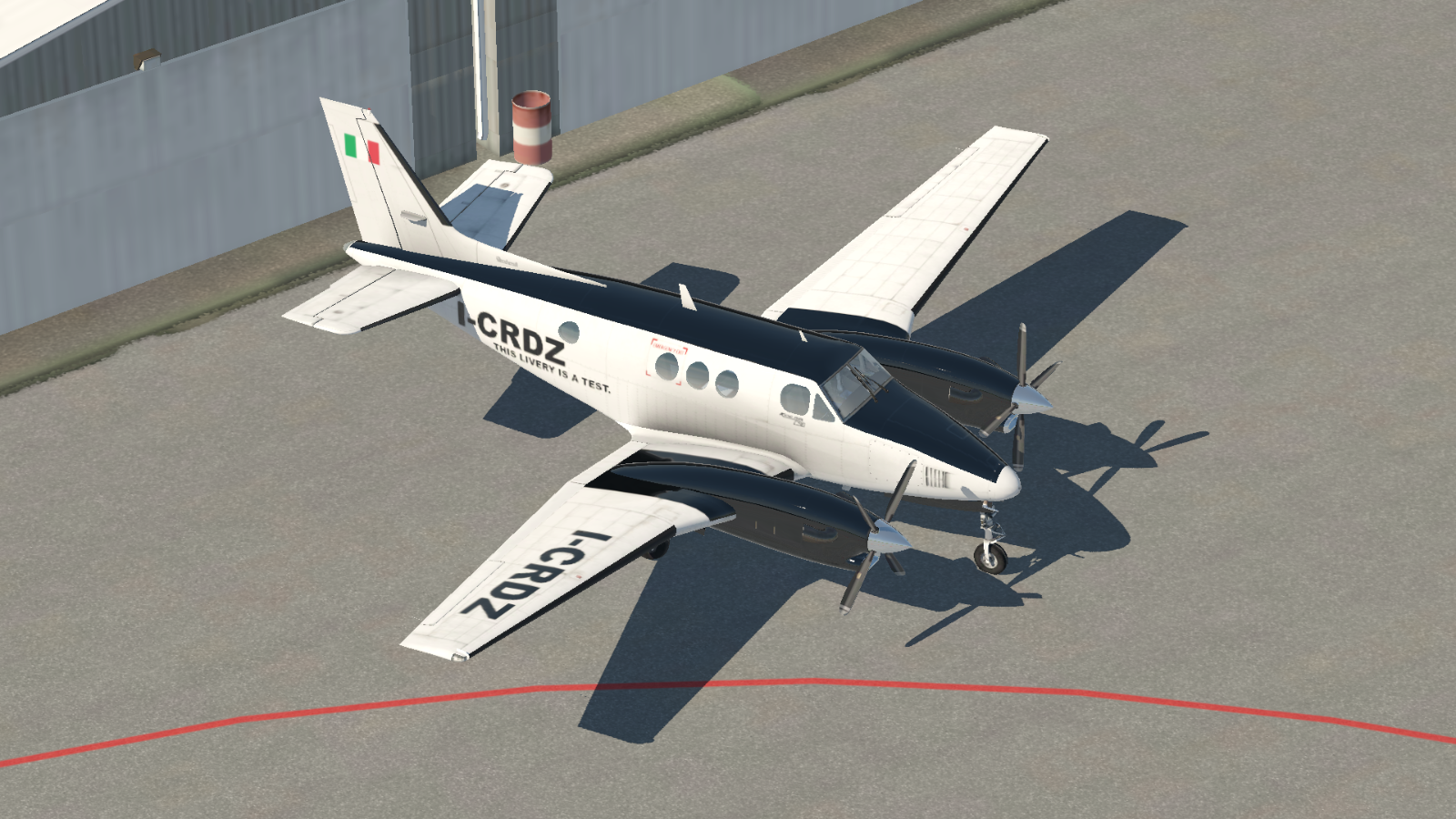 Beechcraft KingAir C90B Cremona Dropzone TEST livery - Aircraft Skins ...
