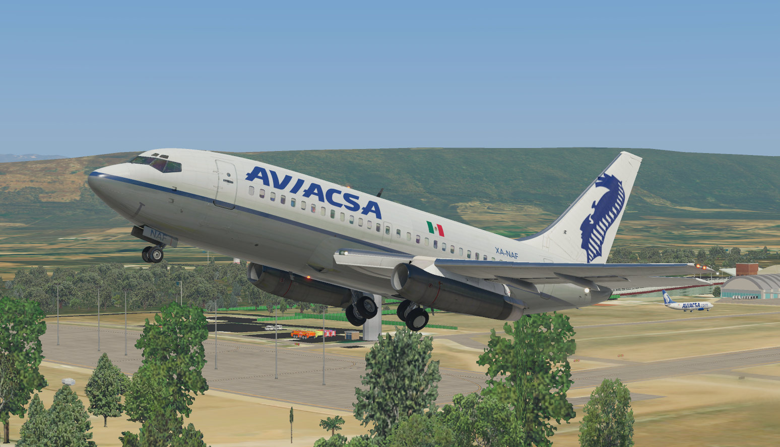 Aviacsa XA-NAF livery for FlyJsim B737-200 - Aircraft Skins - Liveries ...