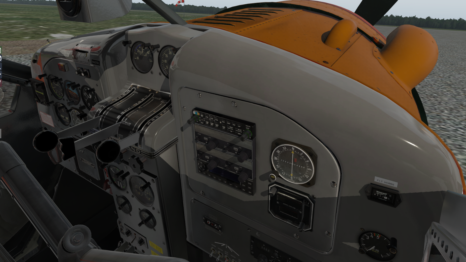 Thranda DHC-2 Beaver Gray Engine & Panel - DHC-2 Beaver XP12 - X-Plane ...